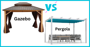 Gazebo vs Pergola - What's the Difference? [Guide 2023]