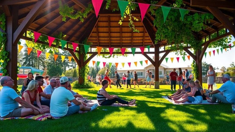 Creating a Gazebo for a Viewing Area at Outdoor Games - Gazebo Solution