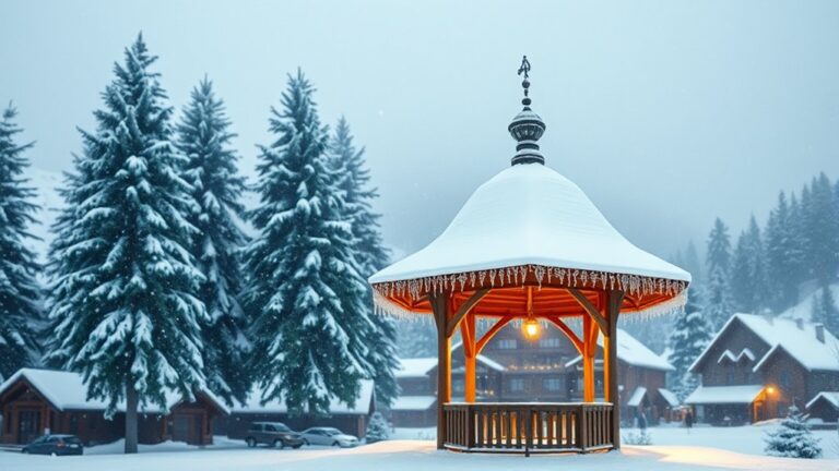 Alpine Snow Village Gazebo Concept - Gazebo Solution