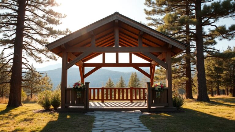 Rustic Mountain-Cabin Gazebo Decor - Gazebo Solution
