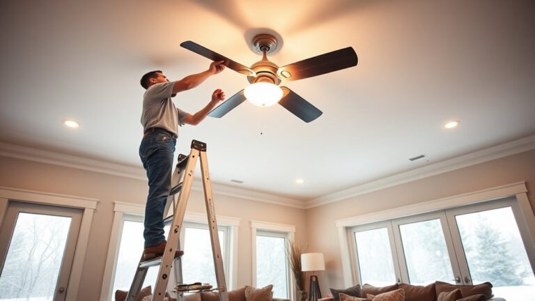 Installing Ceiling Fans That Work in Winter - Gazebo Solution