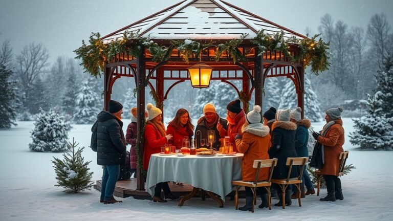 Winter Retirement Event in Gazebo - Gazebo Solution