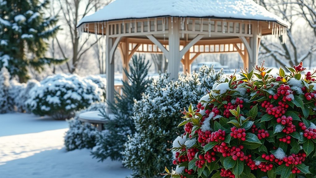 Best Plants That Survive in Winter Gazebos - Gazebo Solution