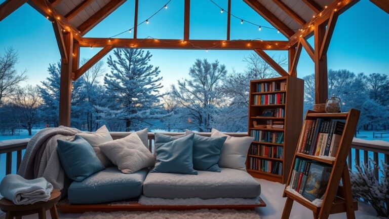 Outdoor Winter Library Gazebo Setup - Gazebo Solution